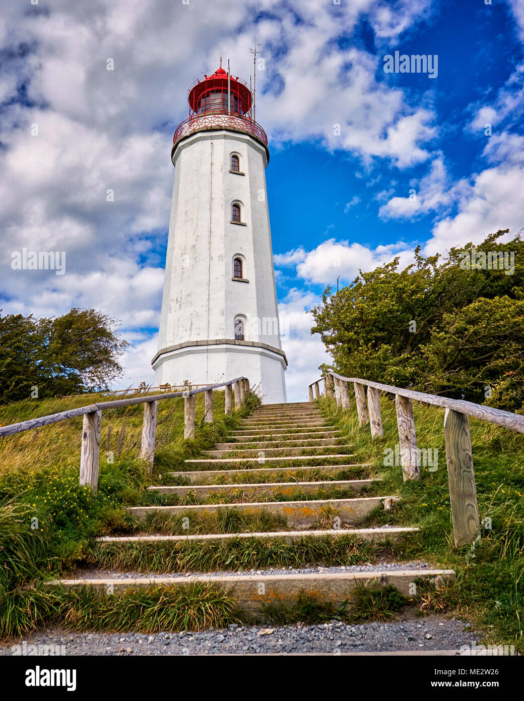 Stairs to the lighthouse Stock Photo - Alamy