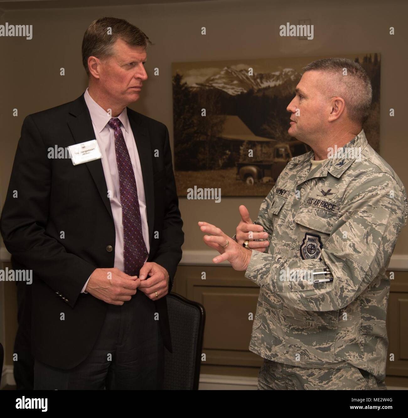 PETERSON AIR FORCE BASE, Colo. – Colonel Eric Dorminey, 21st Space Wing ...