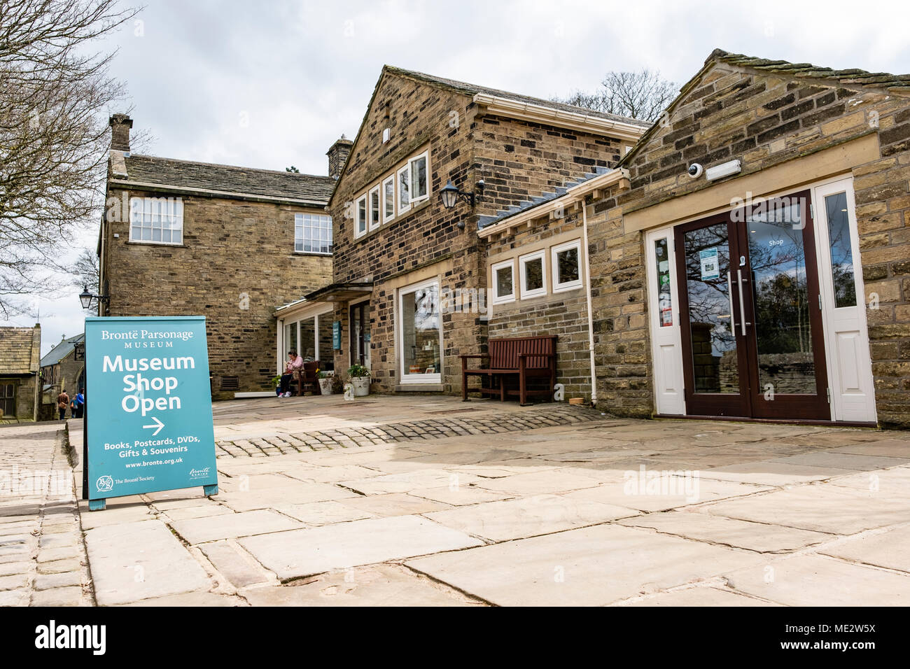 The Bronte Parsonage Museum in the Village of Haworth, near Bradford ...