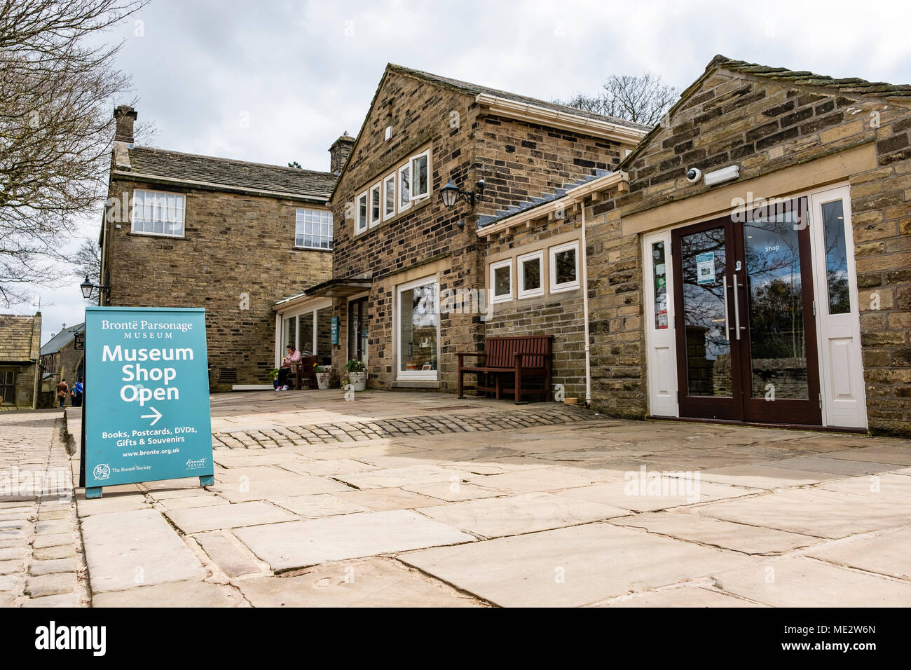The Bronte Parsonage Museum in the Village of Haworth, near Bradford ...