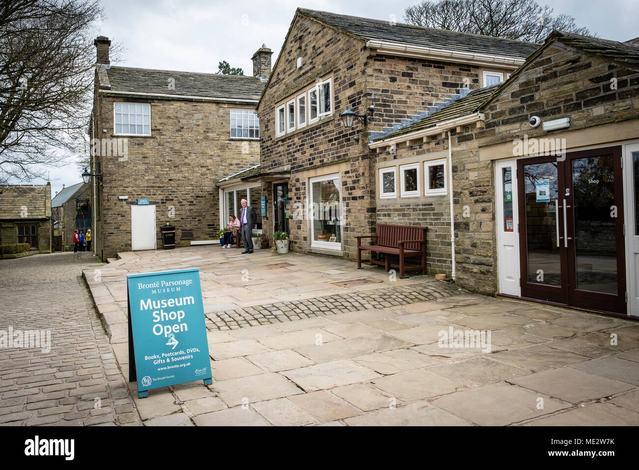 The Bronte Parsonage Museum in the Village of Haworth, near Bradford ...
