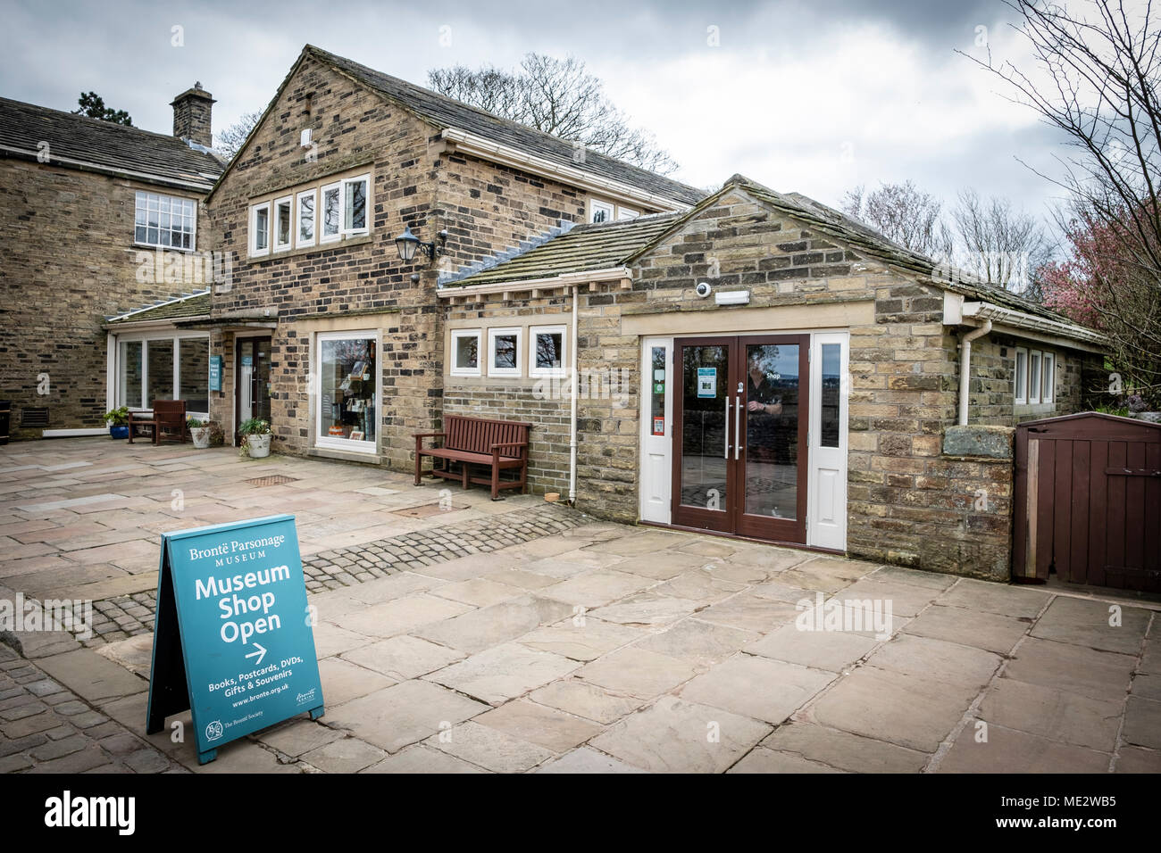 The Bronte Parsonage Museum in the Village of Haworth, near Bradford ...