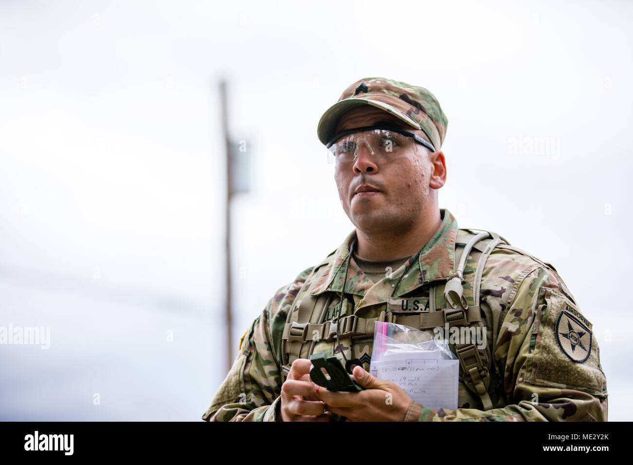 U.S. Army Reserve Sgt. Jamil Jadallah, a Soldier from the 4th Joint ...