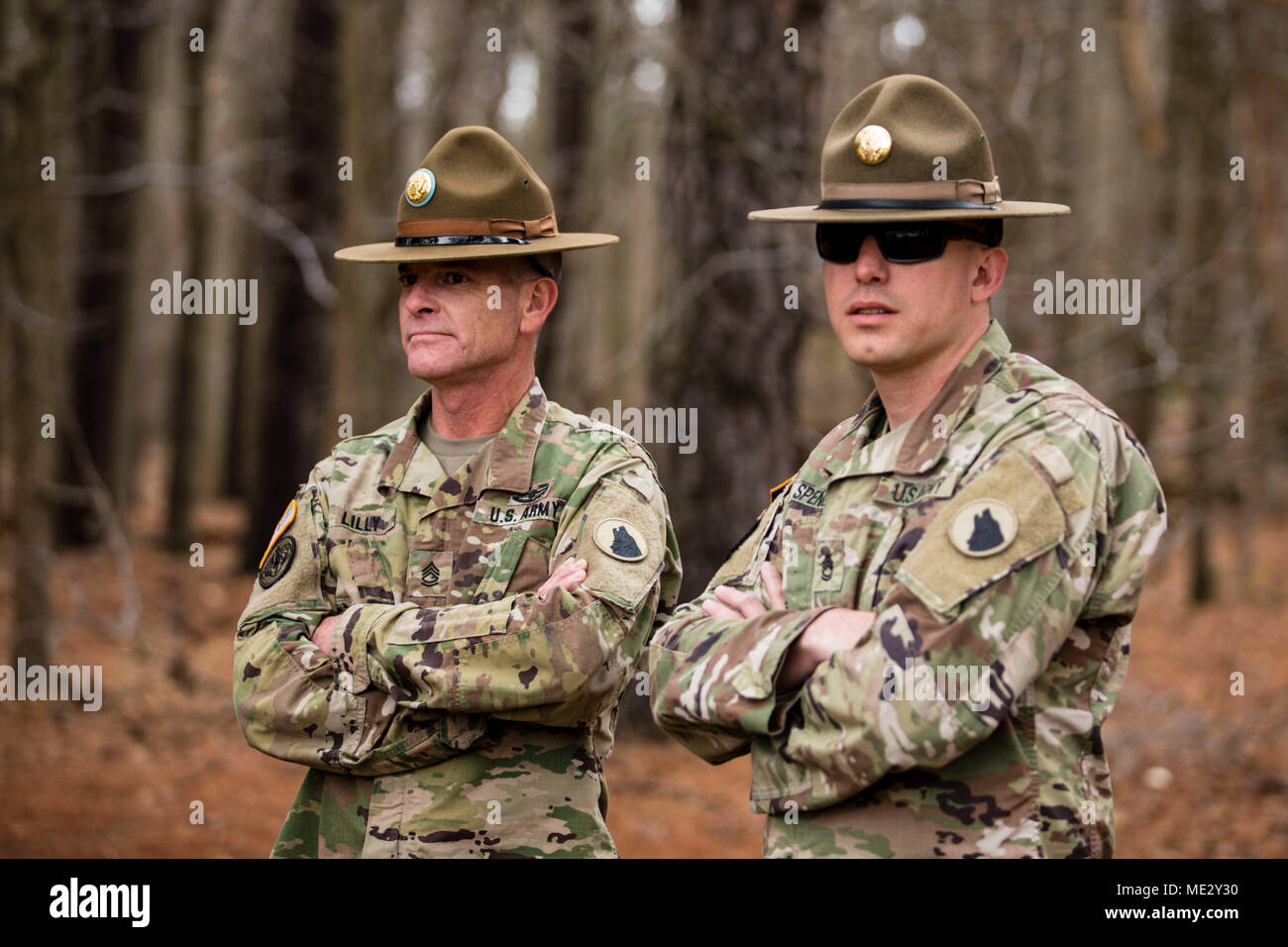 Drill sergeants from the Army Reserve's 104th Training Division, 108th ...