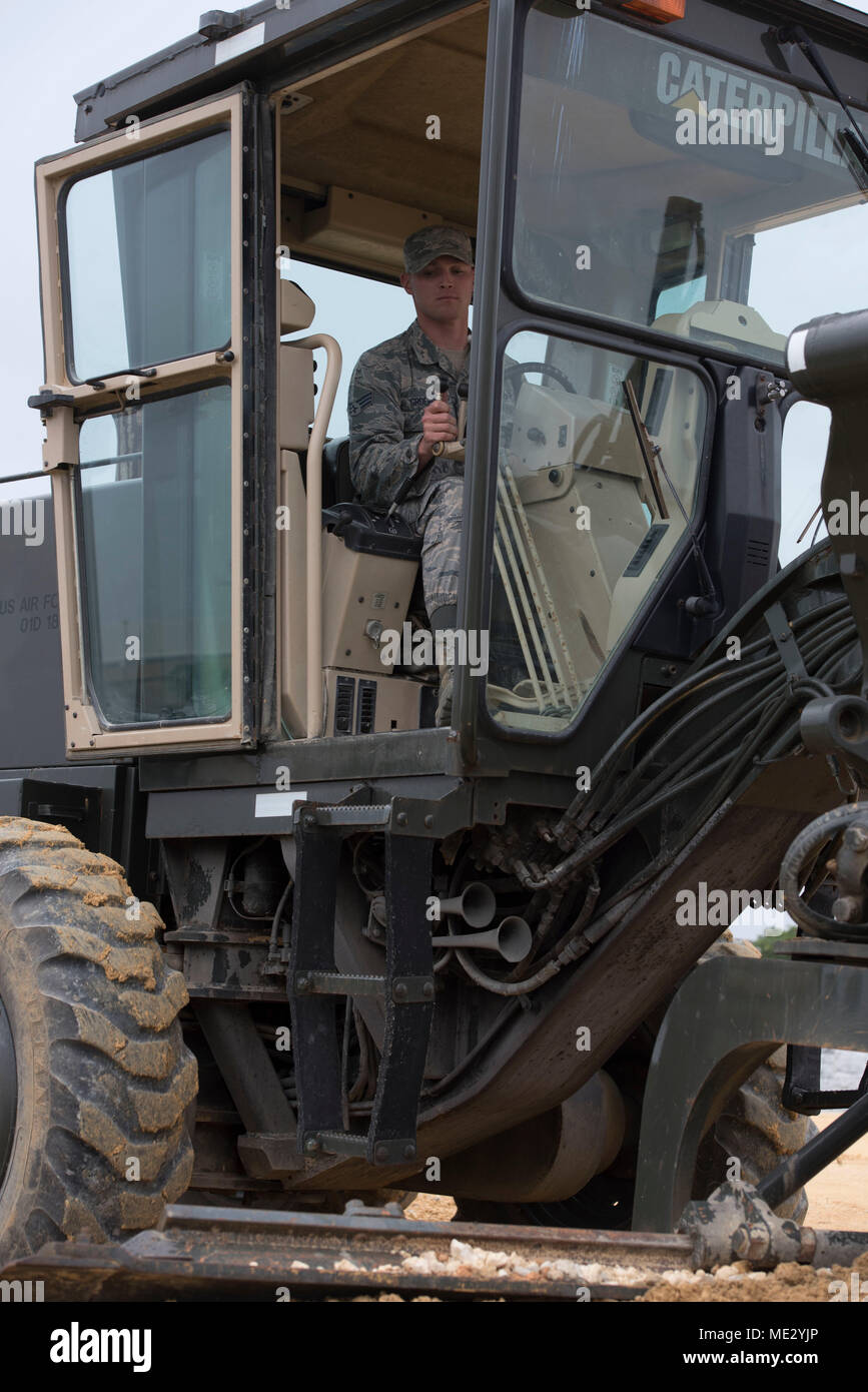 U.S. Air Force Senior Airman Nicholas Groeper, 18th Civil Engineer ...