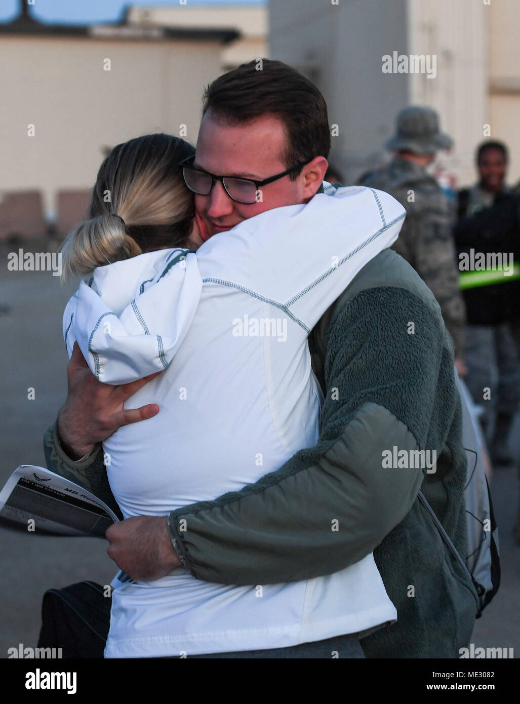 Airman 1st Class Nicholas Beltz, 5th Maintenance Squadron crew chief ...