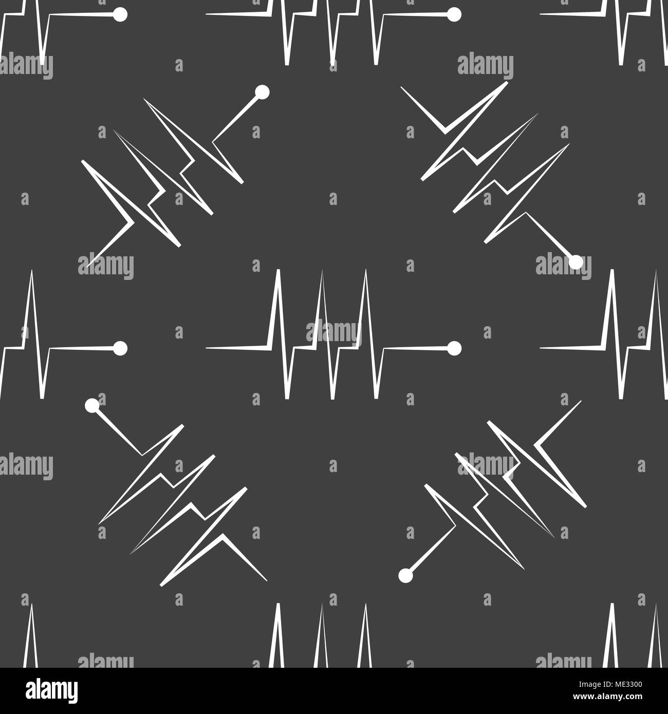 Ekg diagram Black and White Stock Photos & Images - Alamy
