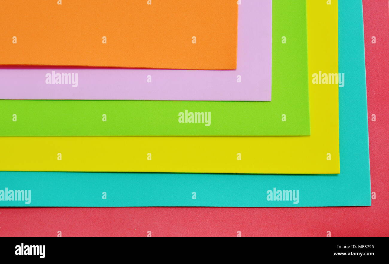 color foam rubber board overlay Stock Photo - Alamy