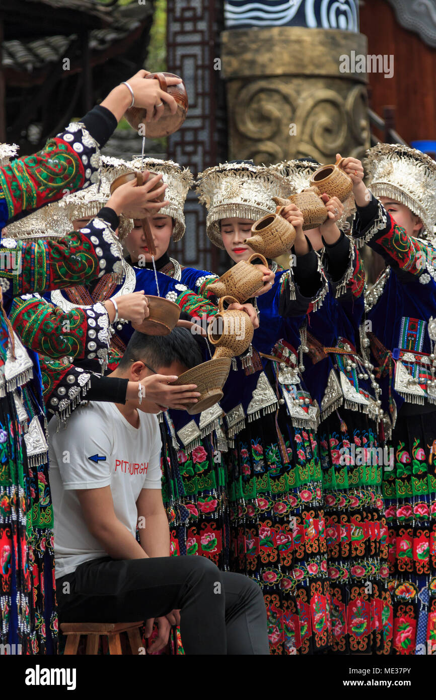 Chinese miao minority hi-res stock photography and images - Alamy