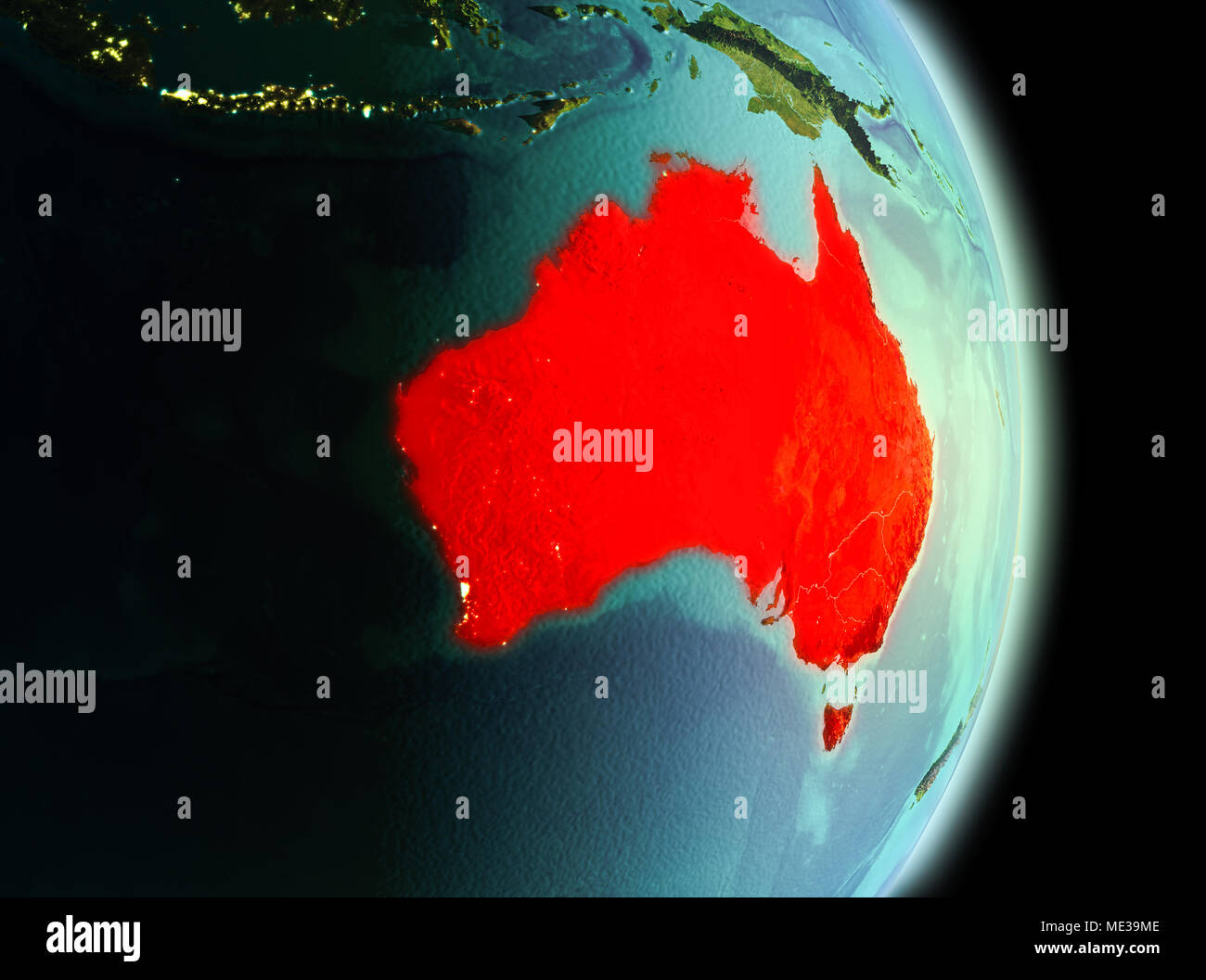 Early map of australia hi-res stock photography and images - Alamy