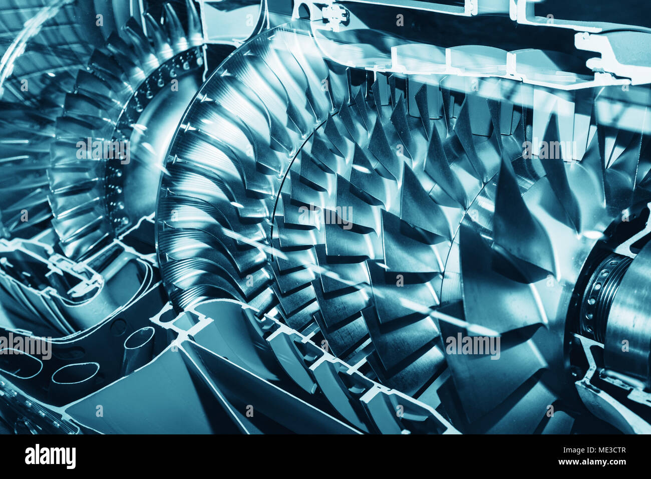Turbine Engine Profile. Aviation Technologies. Aircraft jet engine ...