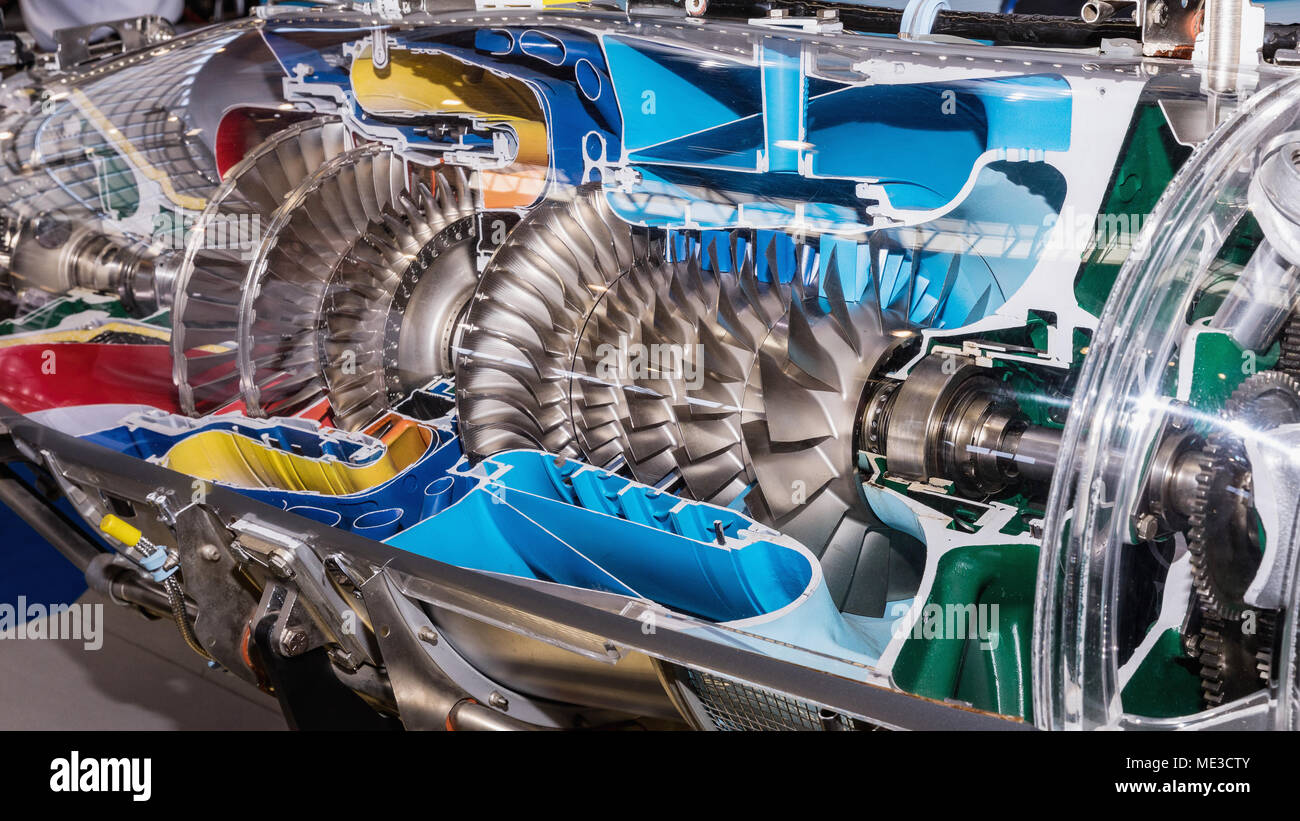 Turbine Engine Profile. Aviation Technologies. Aircraft jet engine ...