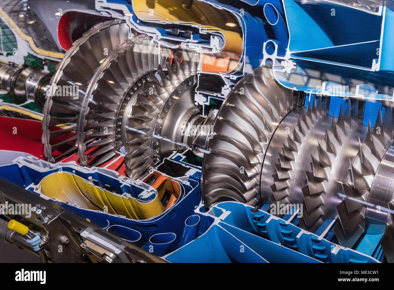 Turbine Engine Profile. Aviation Technologies. Aircraft jet engine ...