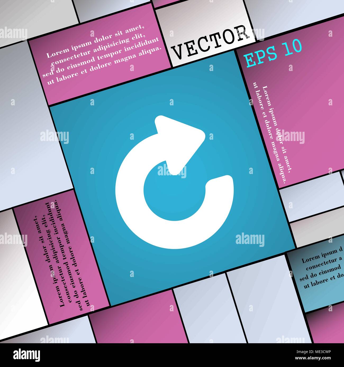 Upgrade, arrow icon sign. Modern flat style for your design. Vector ...