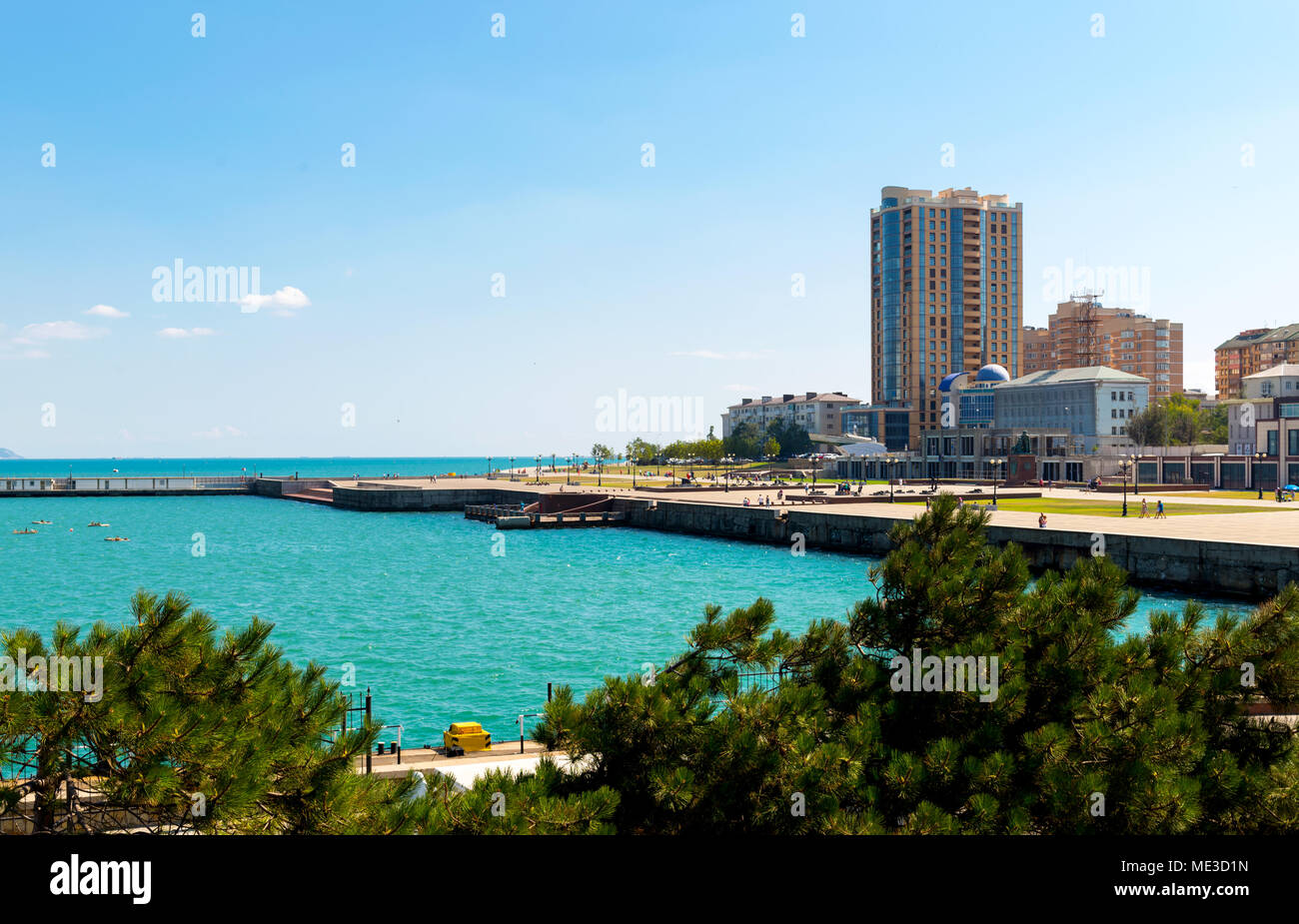 Novorossiysk, Russia - august 22, 2015: Novorossiysk is a city on the ...
