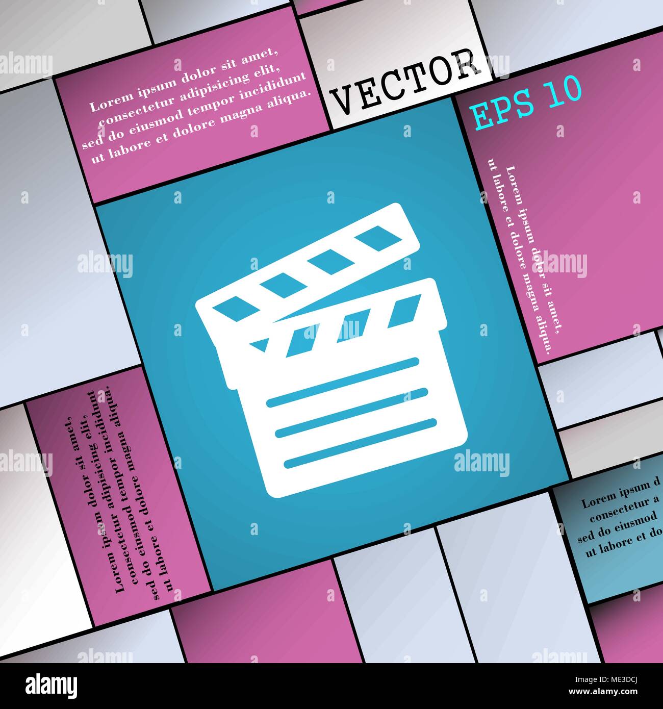 Ciak vector vectors hi-res stock photography and images - Alamy