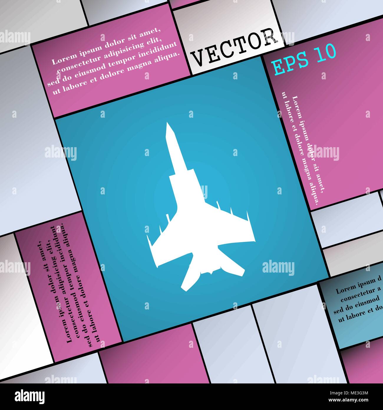 fighter icon sign. Modern flat style for your design. Vector ...