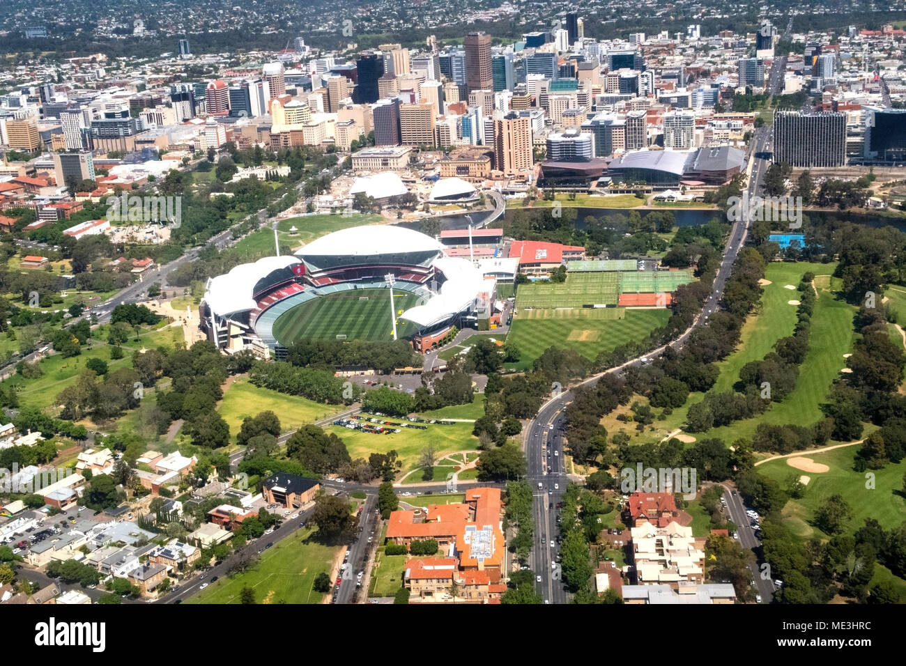 Aerial view of the oval hi-res stock photography and images - Alamy