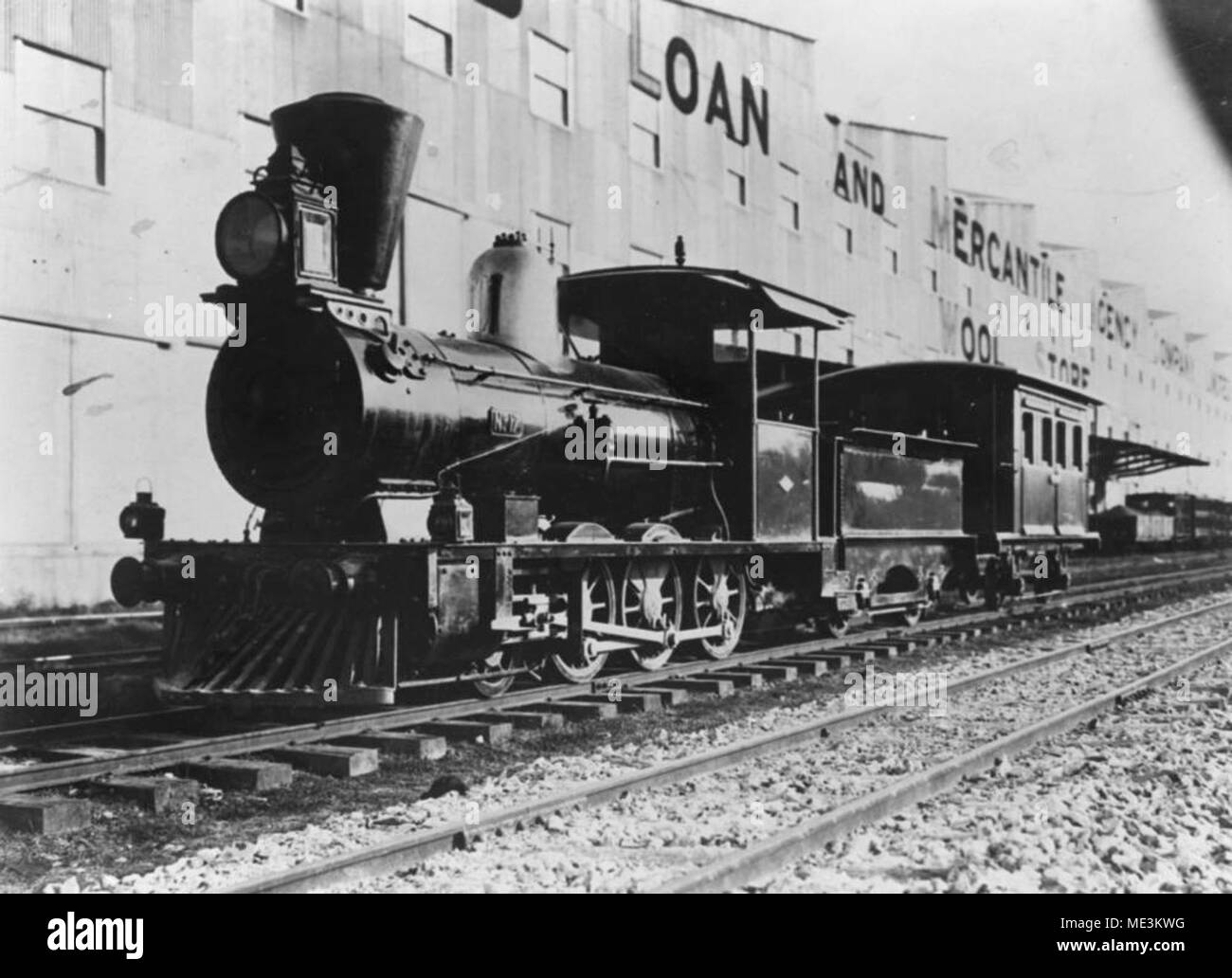 B12 no 17 locomotive, built by Dubs in 1882 Stock Photo - Alamy