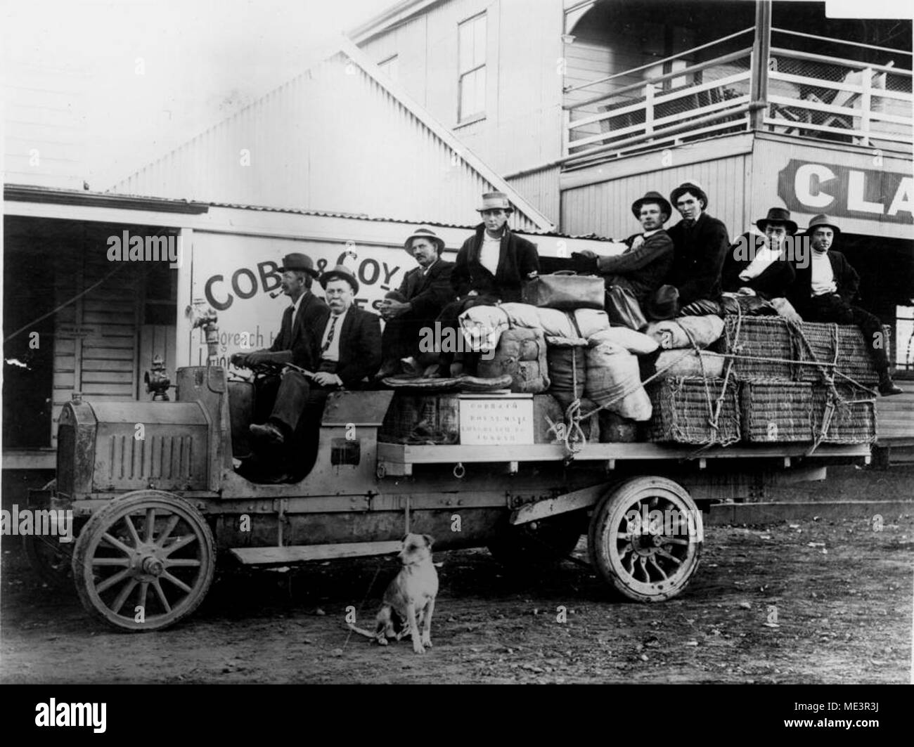 Australian historic transport Black and White Stock Photos & Images - Alamy