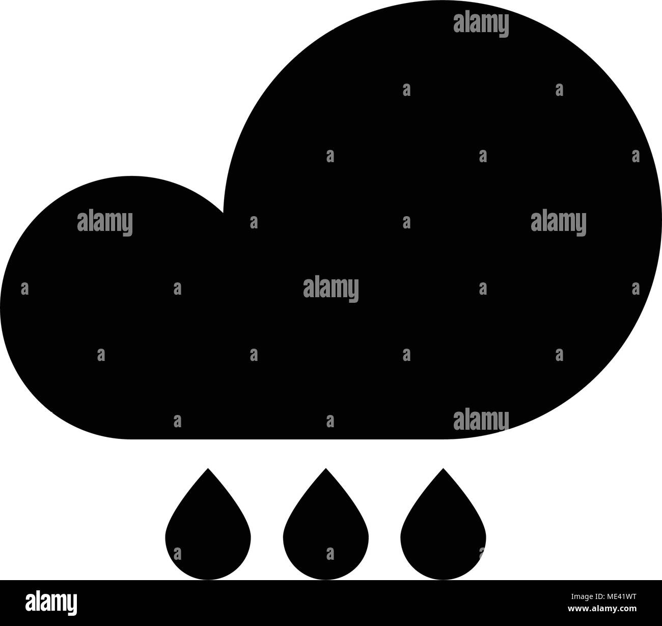 Raincloud icon Stock Vector Images - Alamy