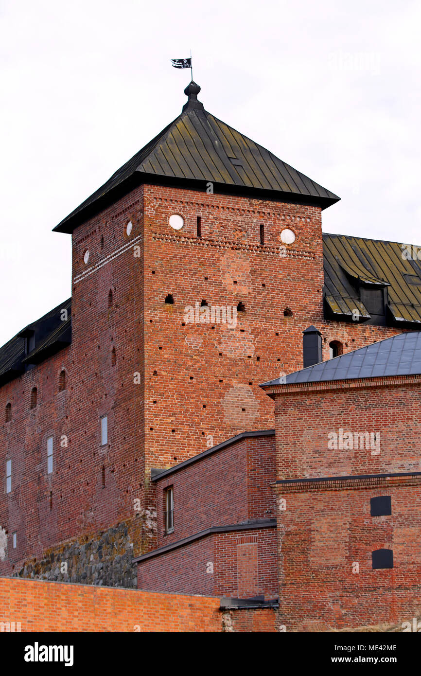 Medieval castle with old history in Finland Stock Photo - Alamy