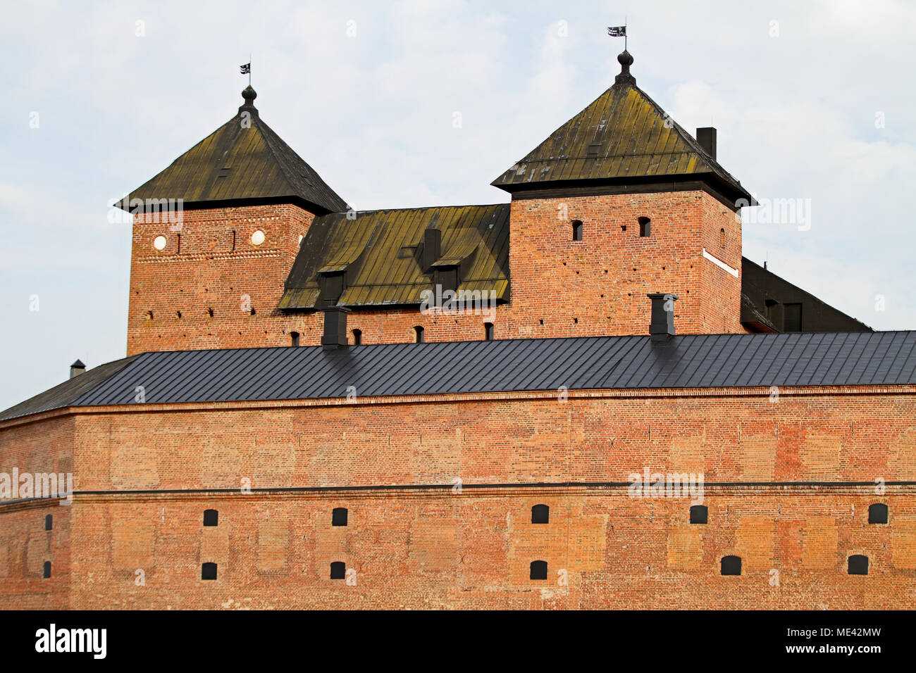Medieval castle with old history in Finland Stock Photo - Alamy