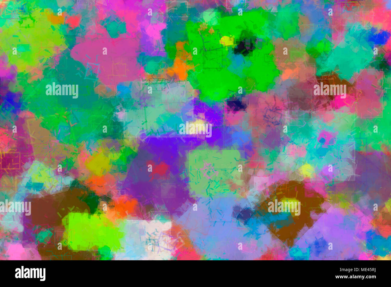 Random square & rectangle shape, digital generative art for web page ...