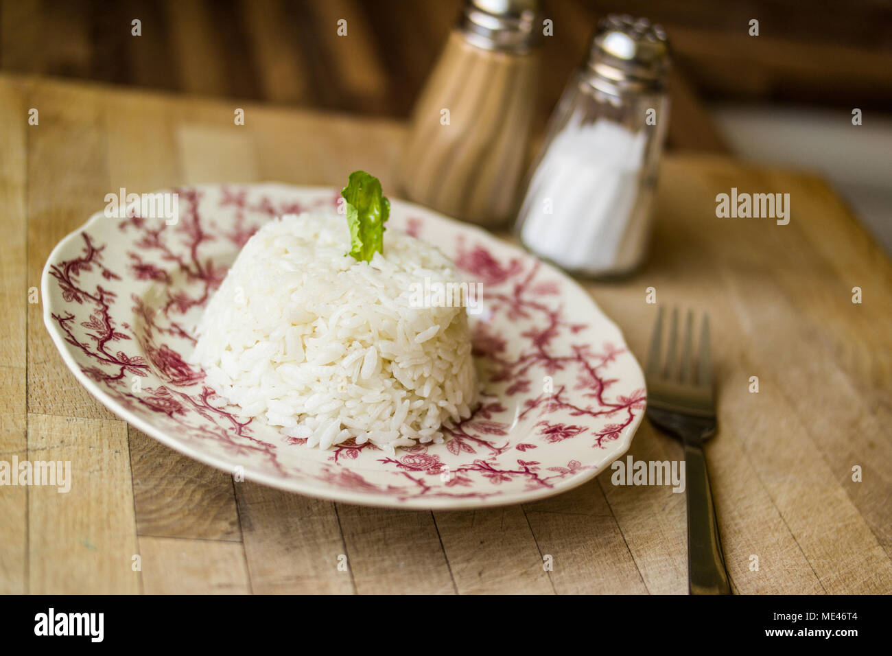 Turkish Rice Pilav / Pilaf served Plain Stock Photo - Alamy