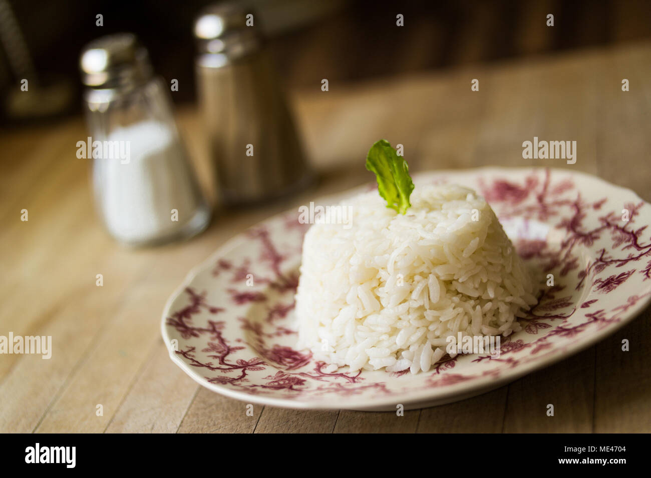 Turkish Rice Pilav / Pilaf served Plain Stock Photo - Alamy