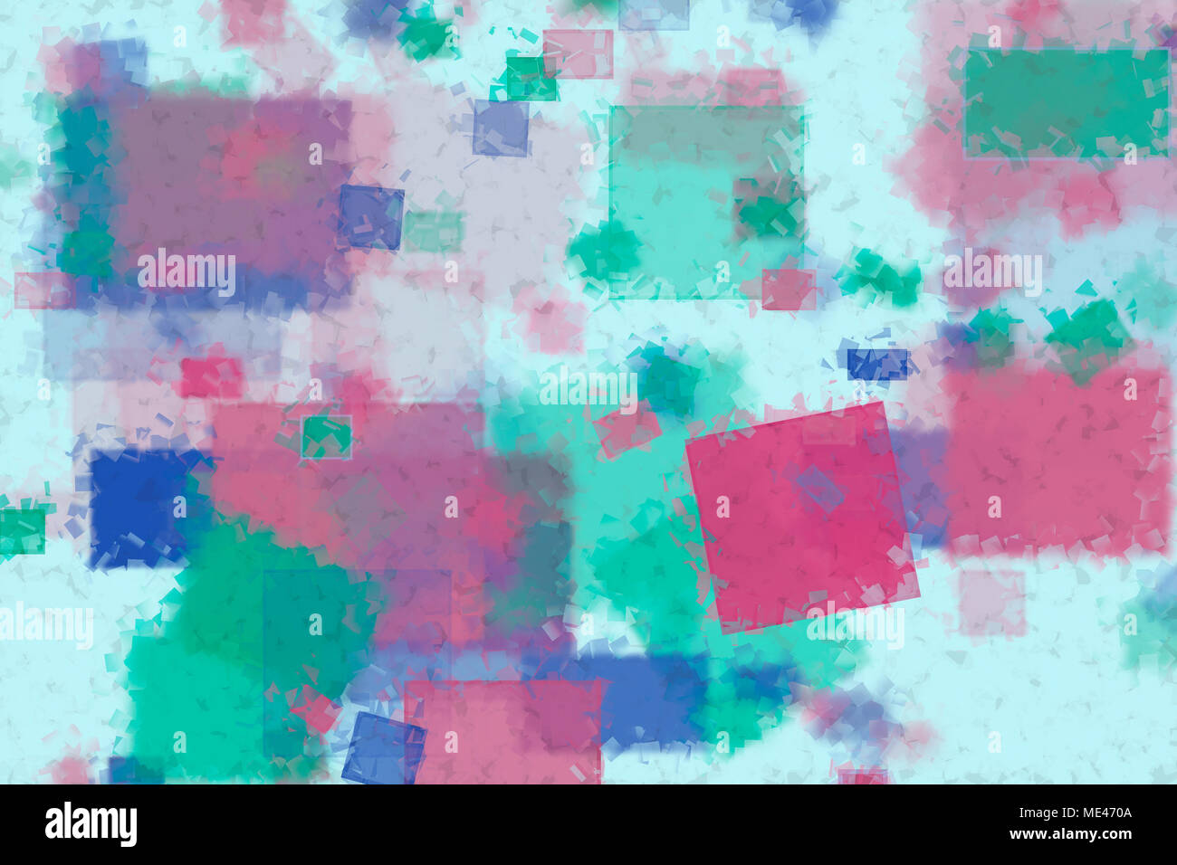 Random square & rectangle shape, digital generative art for web page ...