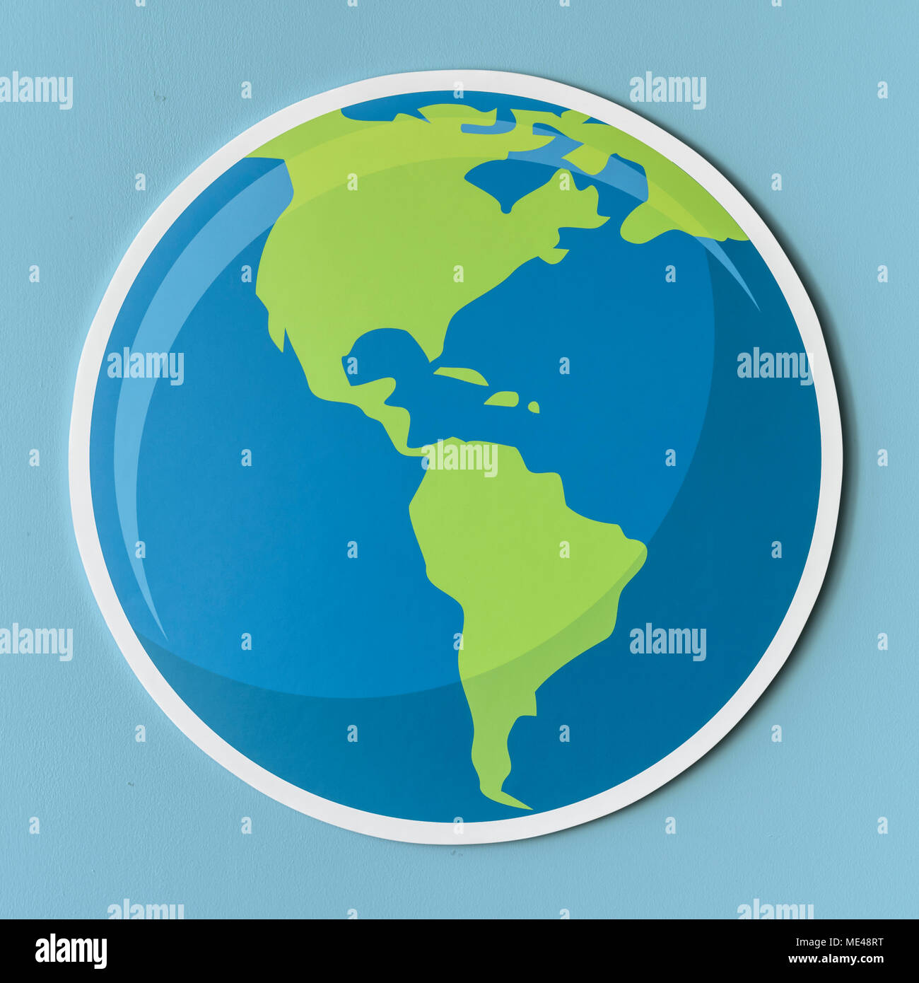 Cut out of globe hi-res stock photography and images - Alamy