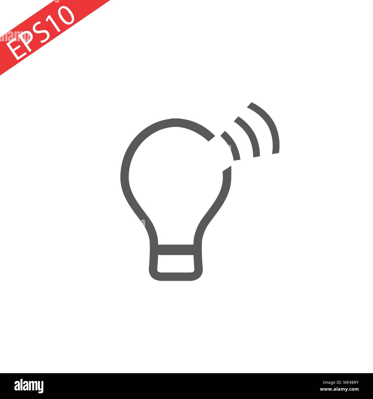 Lamp line icon,vector illustration. Flat design style. vector lamp line ...
