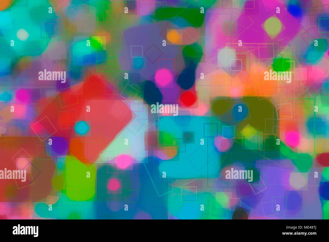 Random square shape, digital generative art for web page, graphic ...