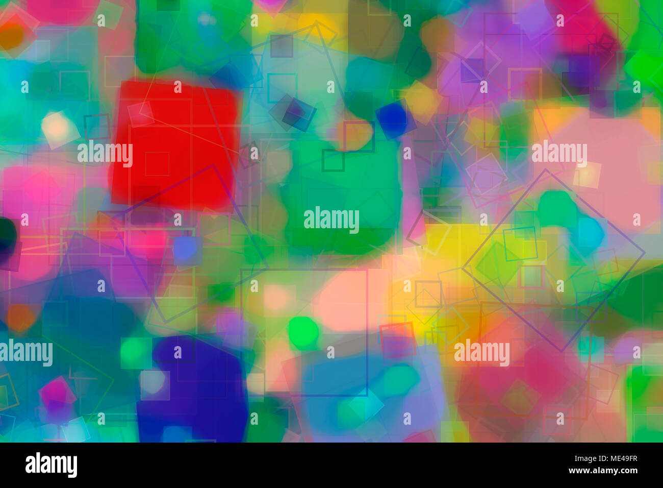 Random square shape, digital generative art for web page, graphic ...