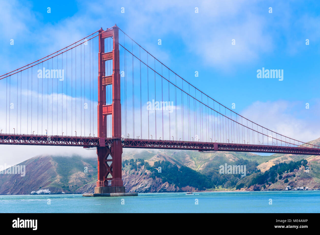 Golden gate bridge from torpedo wharf hi-res stock photography and ...