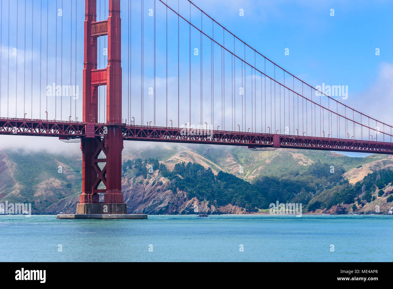 Golden gate bridge from torpedo wharf hi-res stock photography and ...
