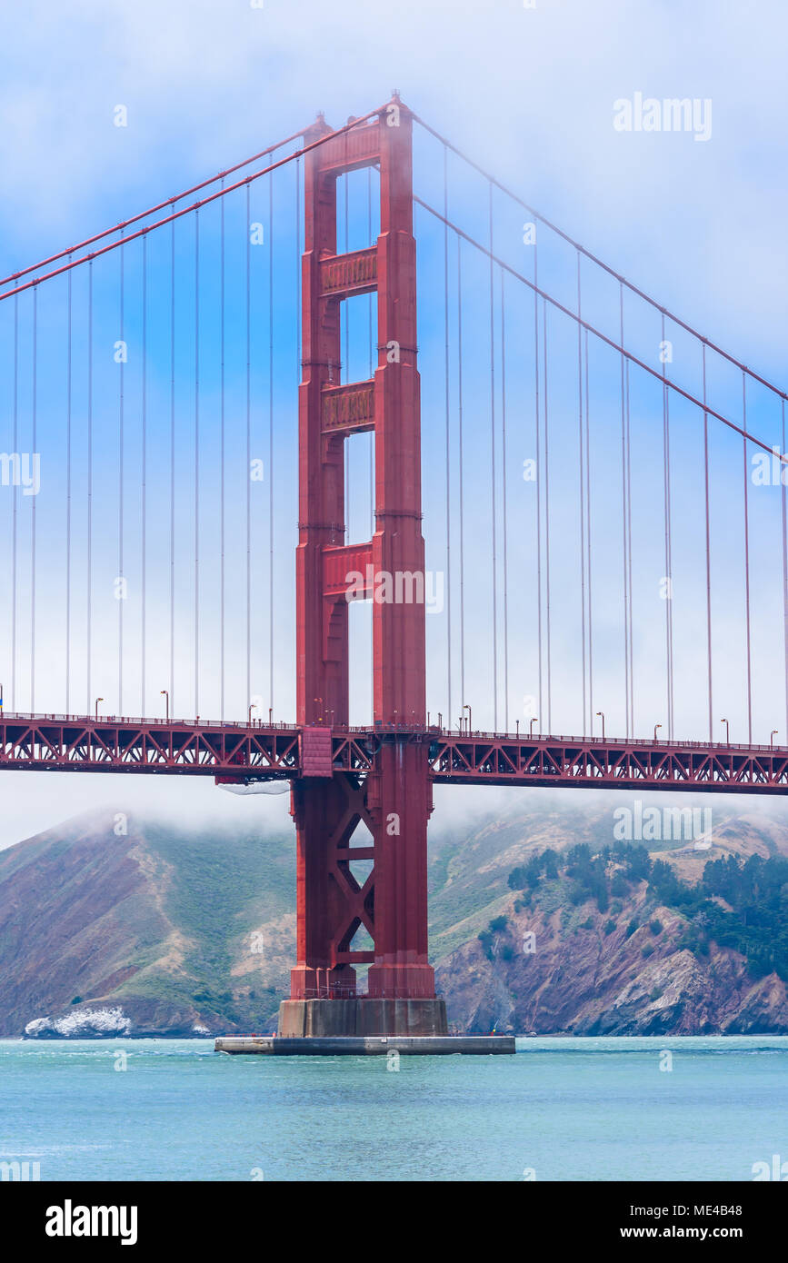 Golden gate bridge from torpedo wharf hi-res stock photography and ...