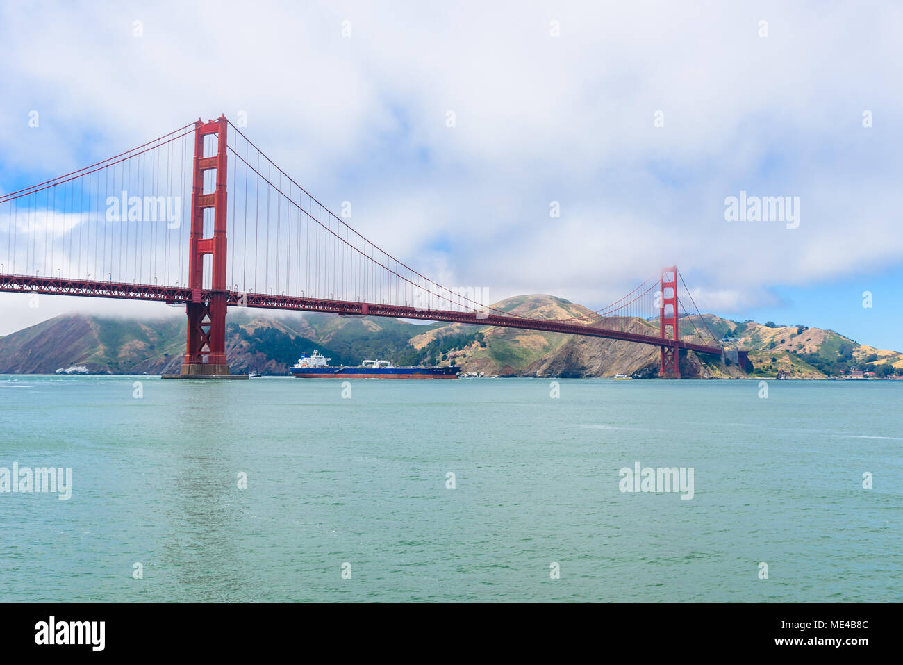 Golden gate bridge from torpedo wharf hi-res stock photography and ...