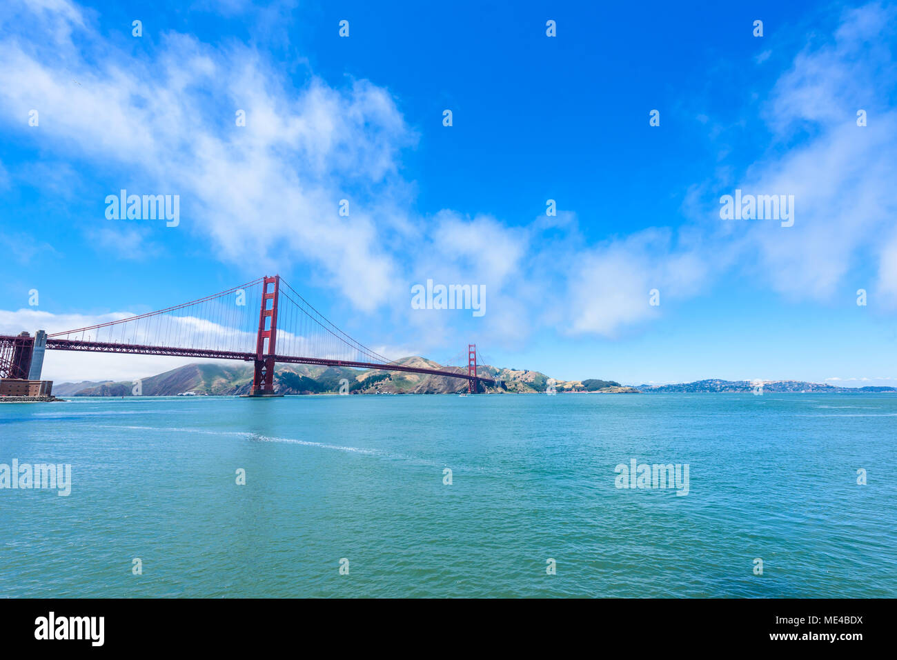 Golden gate bridge from torpedo wharf hi-res stock photography and ...