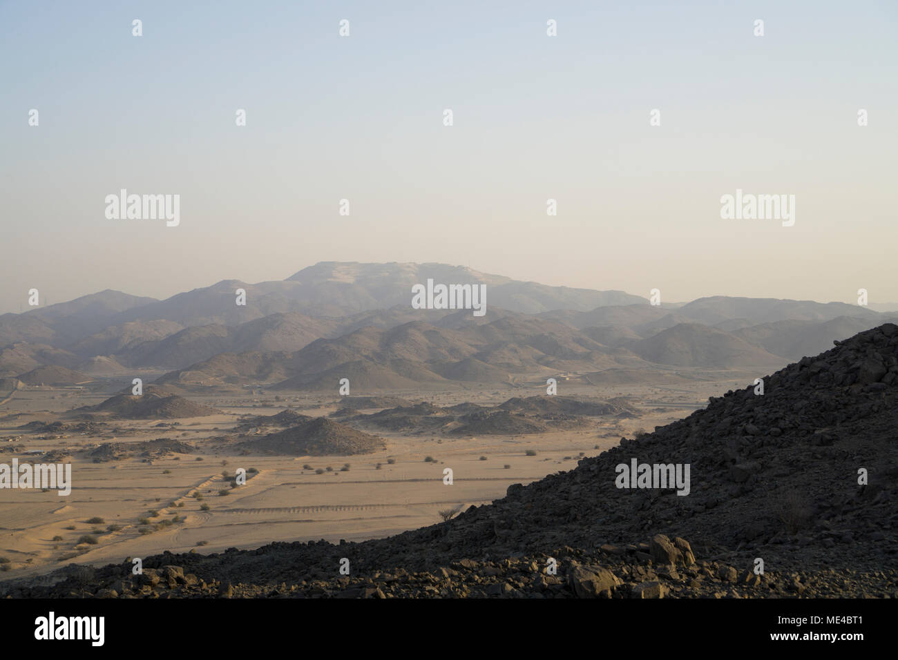 Desert scene in Asfan Saudi Arabia Stock Photo - Alamy
