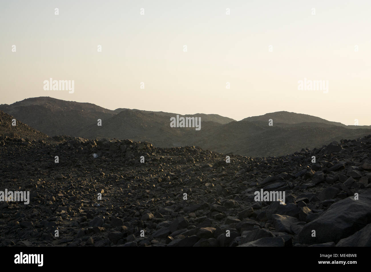 Desert scene in Asfan Saudi Arabia Stock Photo - Alamy