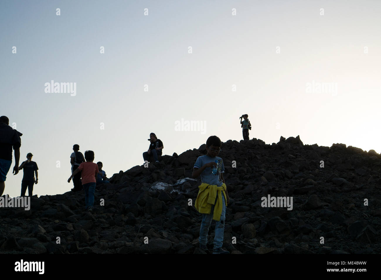 Desert scene in Asfan Saudi Arabia Stock Photo - Alamy