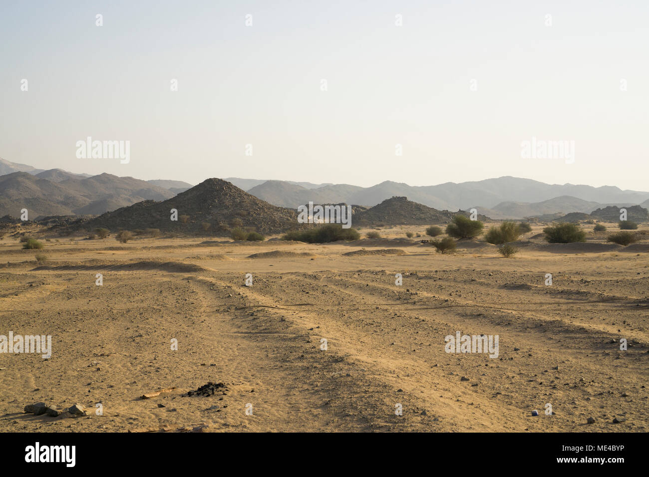 Desert scene in Asfan Saudi Arabia Stock Photo - Alamy