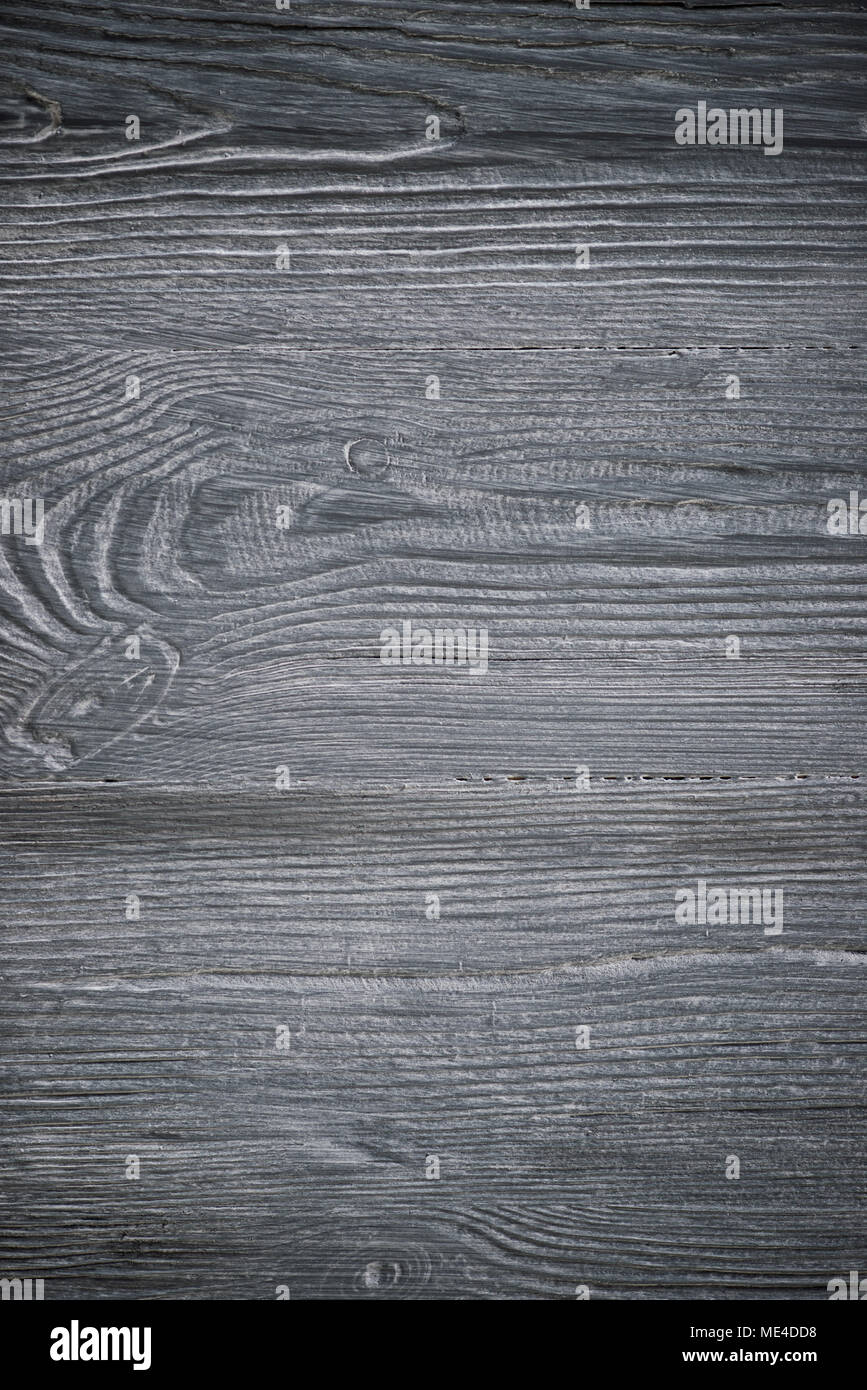 Wood texture. Gray timber board with weathered crack lines. Natural ...