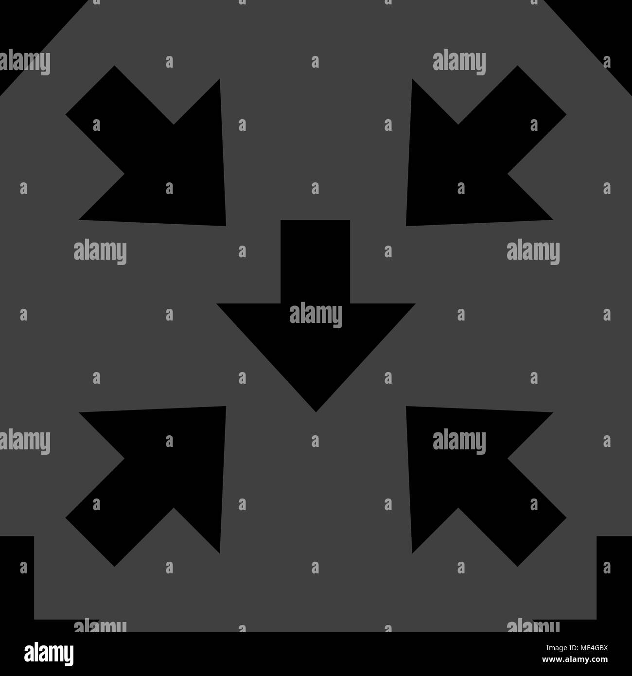 down Arrow web icon. flat design. Seamless gray pattern. Vector EPS10 Stock Vector Image & Art ...