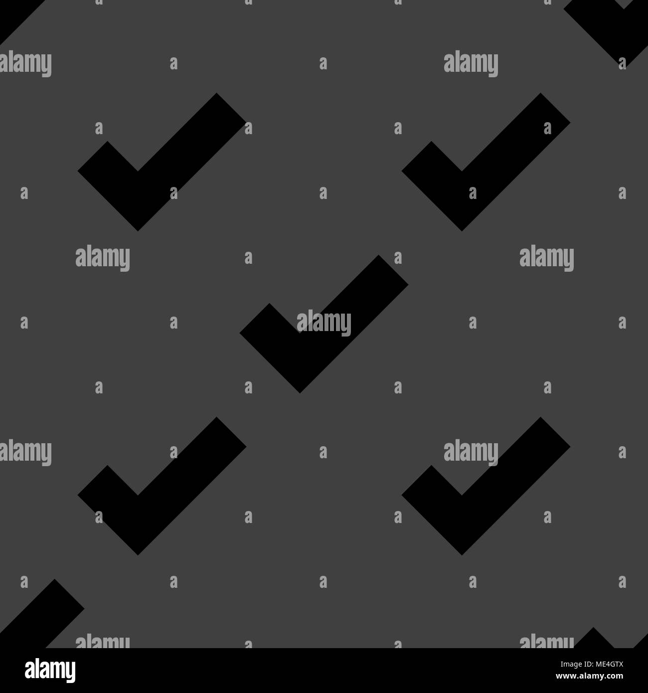 tick web icon. flat design. Seamless pattern. Vector EPS10 Stock Vector ...