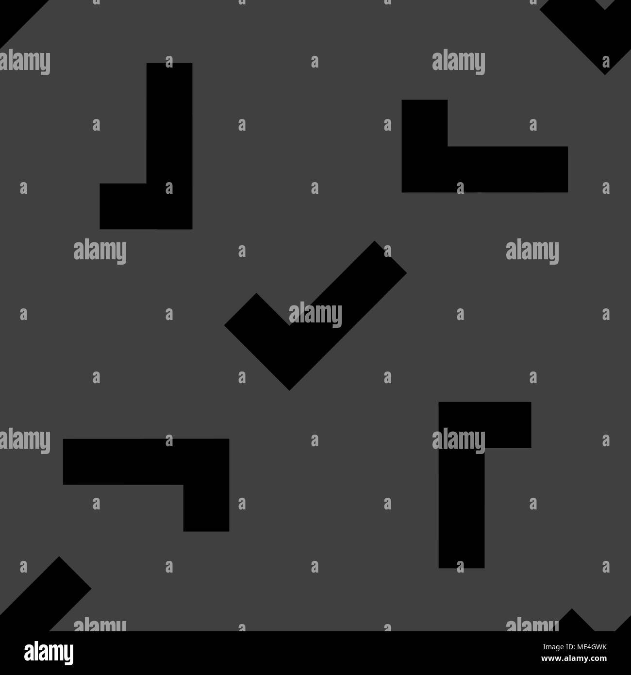 tick web icon. flat design. Seamless pattern. Vector EPS10 Stock Vector ...