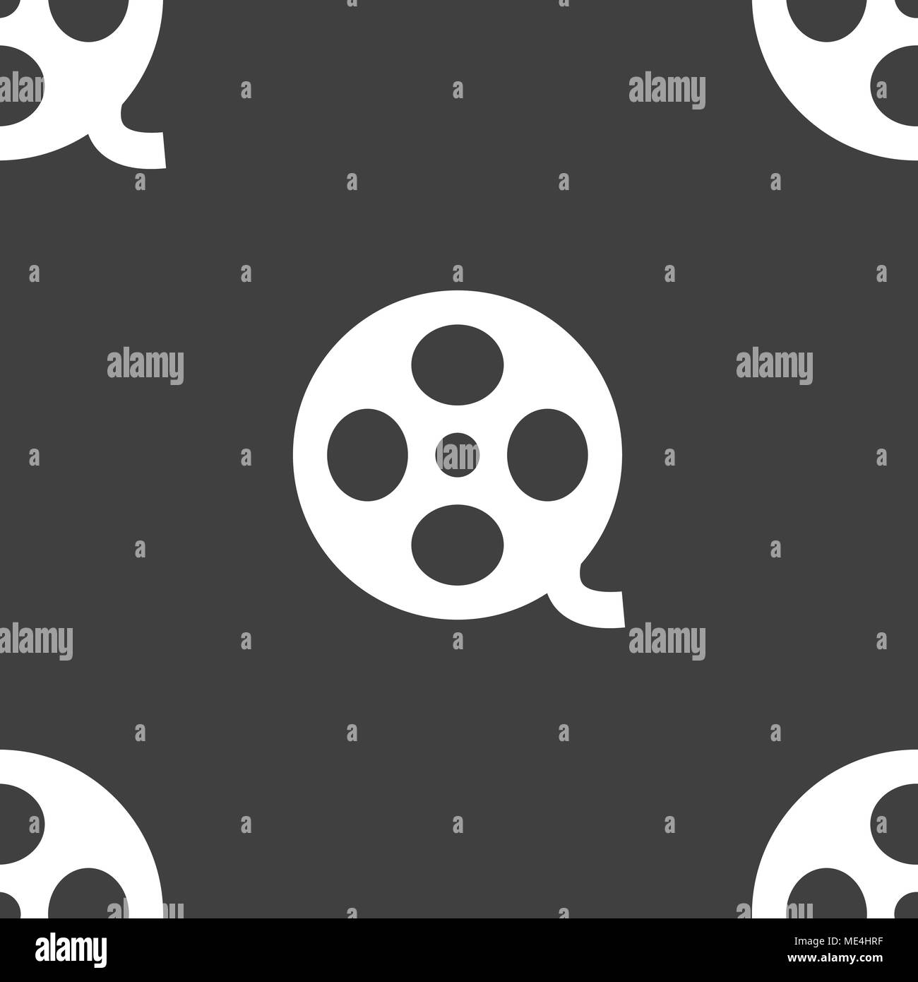 Play film strip pattern hi-res stock photography and images - Alamy