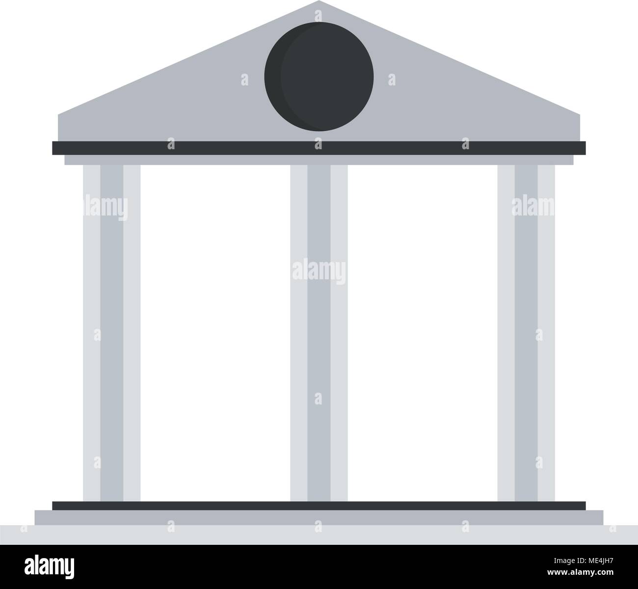 Bank building symbol Stock Vector Image & Art - Alamy